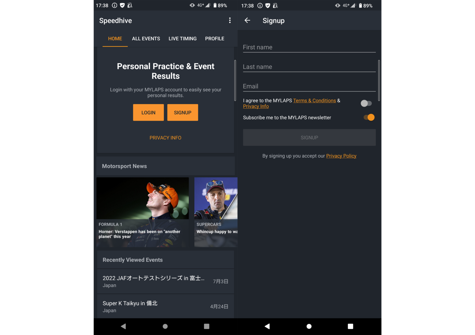 MYLAPS Speedhive | Super K Taikyu in備北